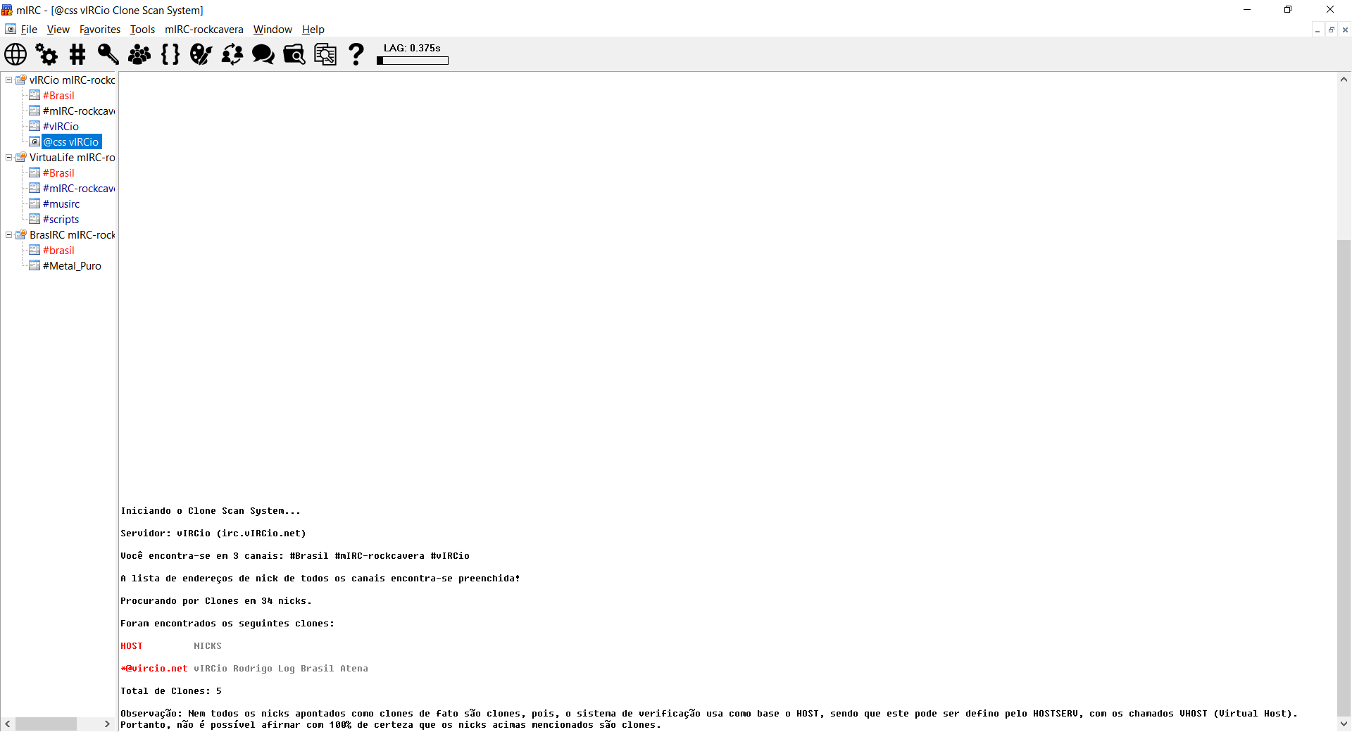 mIRC-rockcavera - Muito mais mIRC que Script!